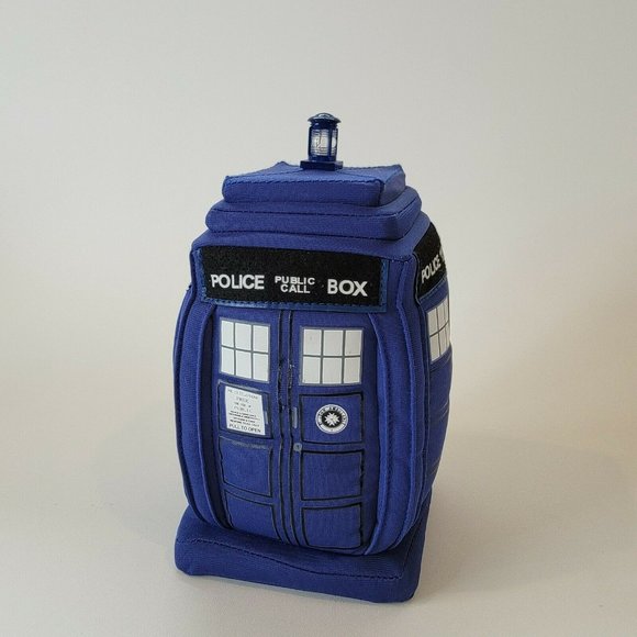 Other | Doctor Who Police Box Talking Soft Plush Toy Light Sound ...